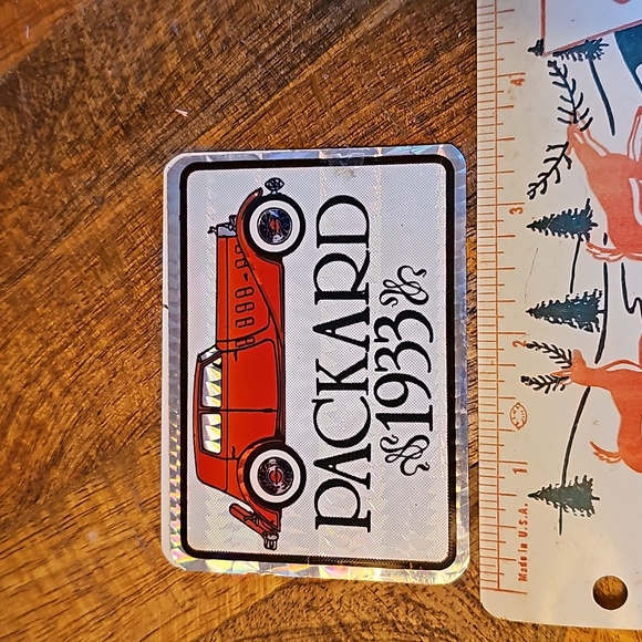 Vintage | Design | 933 Packard Car Vintage Vending Machine Stickers ...